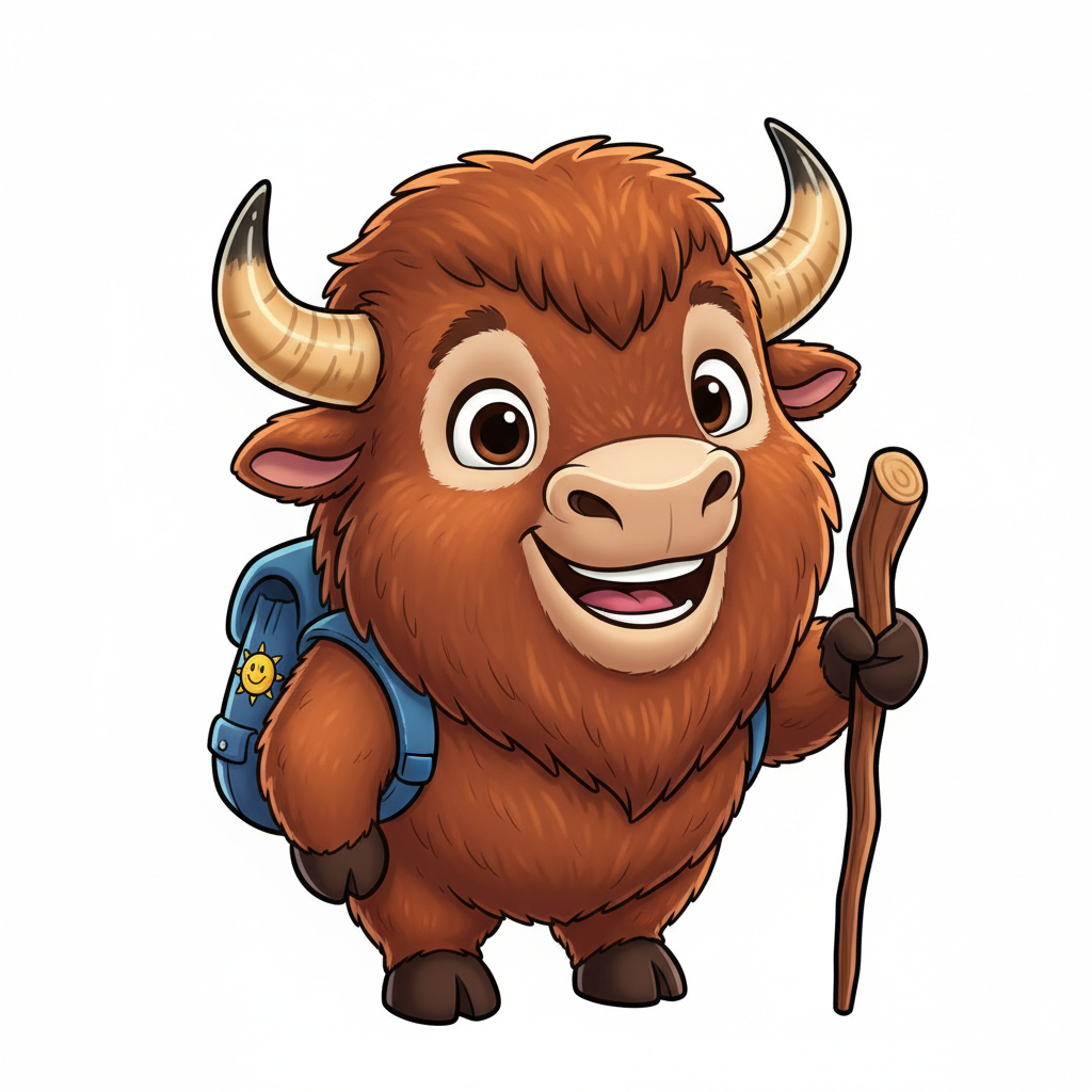 how to draw a bison. Activities for Kids.