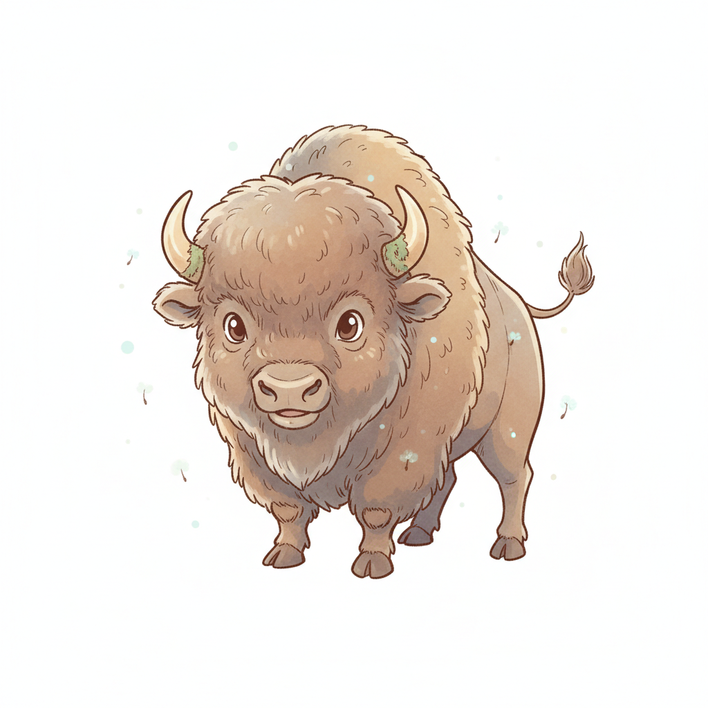 how to draw a bison. Activities for Kids.