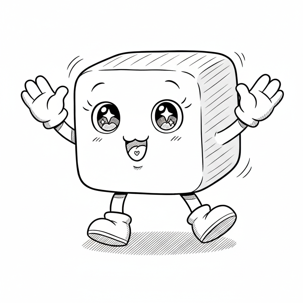 how to draw a cube - Fun at-home activities for Kids.