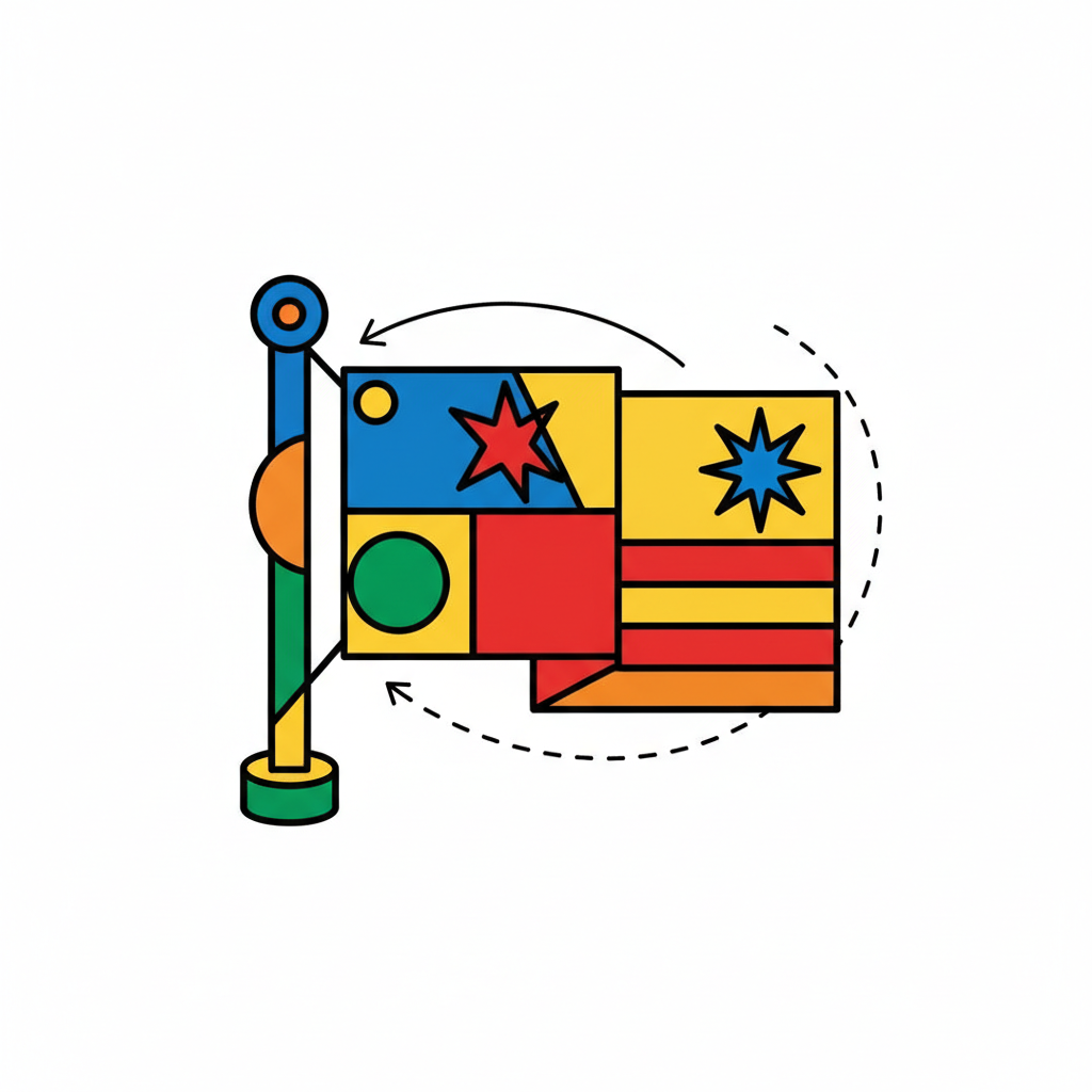 how to draw a flag - Fun at-home activities for Kids.