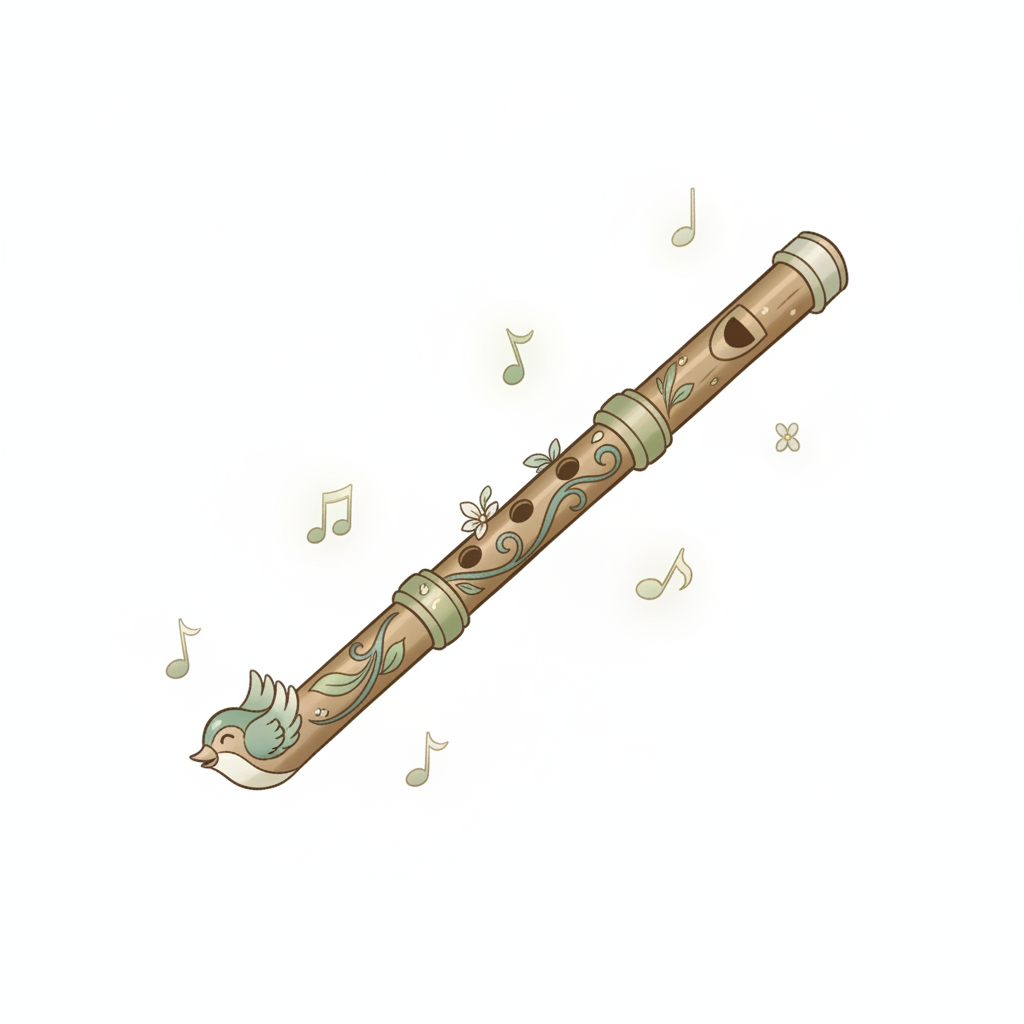 How To Draw Flute Drawing Of Flute Music Instrument Lip Plate In Color