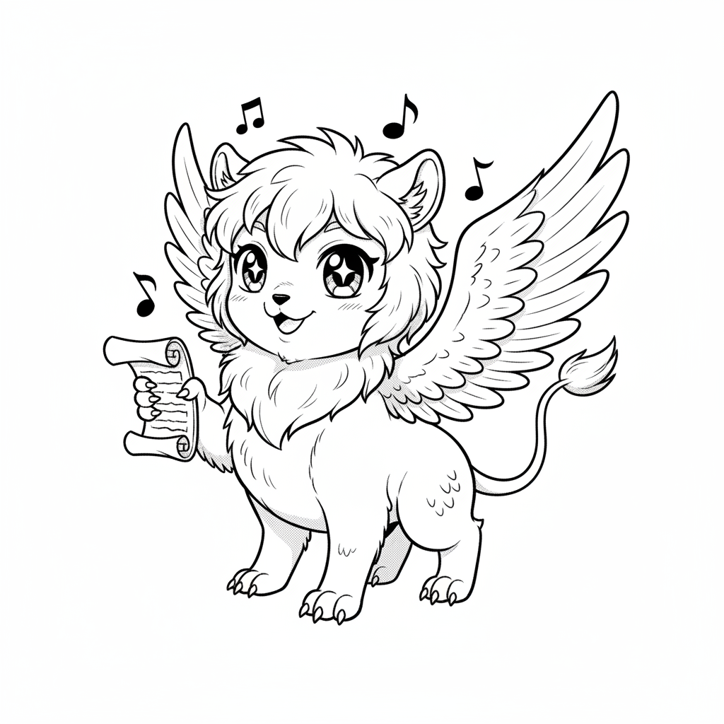 how to draw a griffin. Activities for Kids.