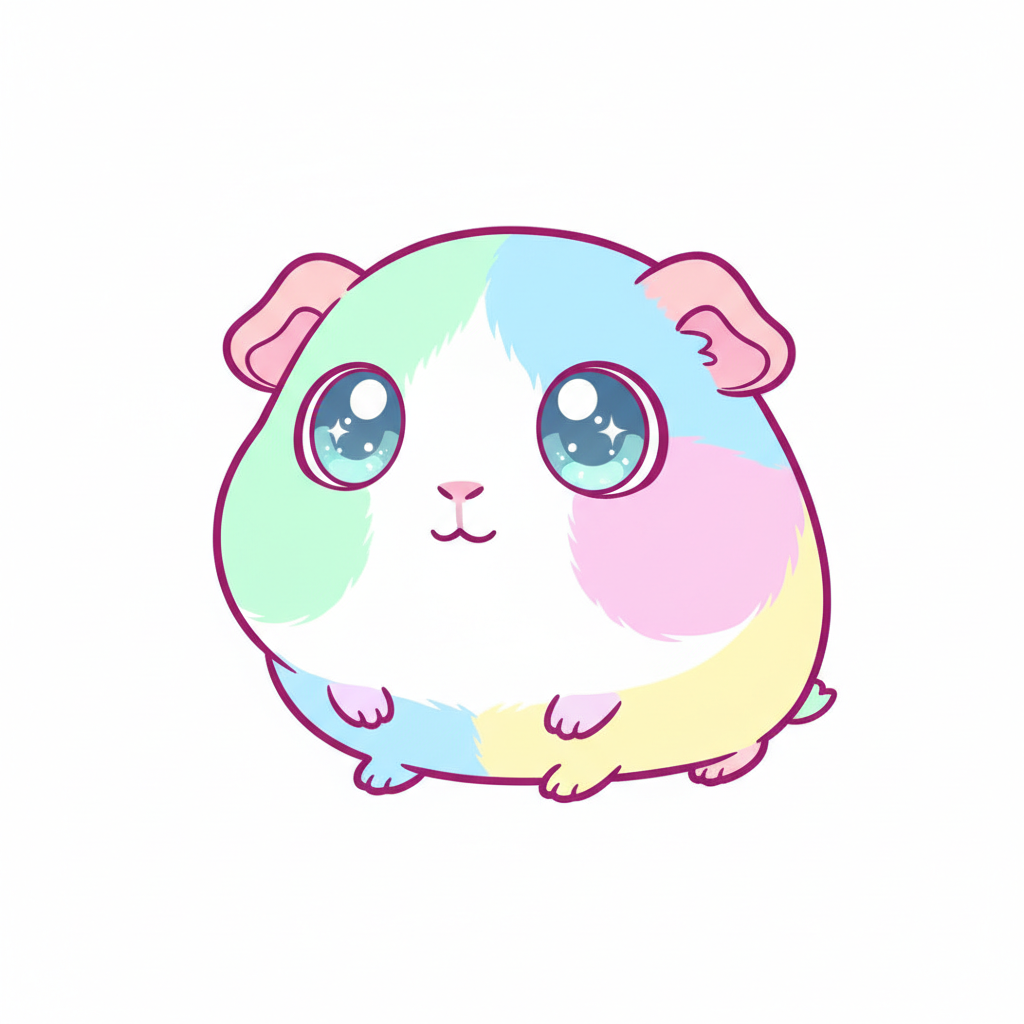 how to draw a guinea pig. Activities for Kids.