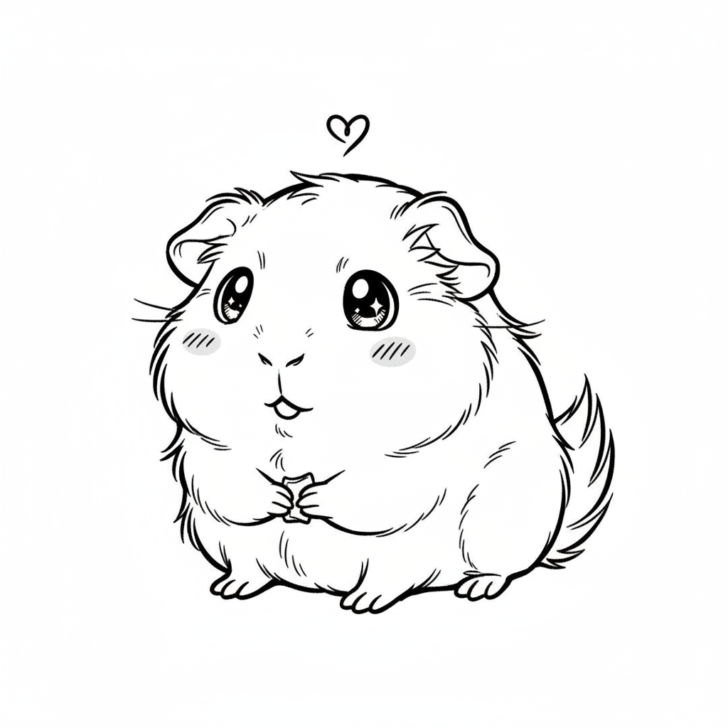 how to draw a guinea pig. Activities for Kids.