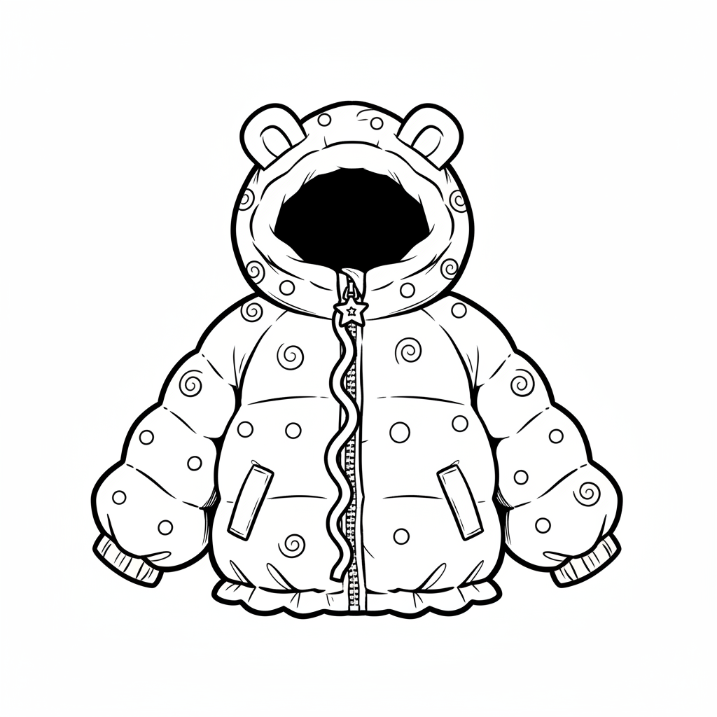 how to draw a jacket - Fun at-home activities for Kids.