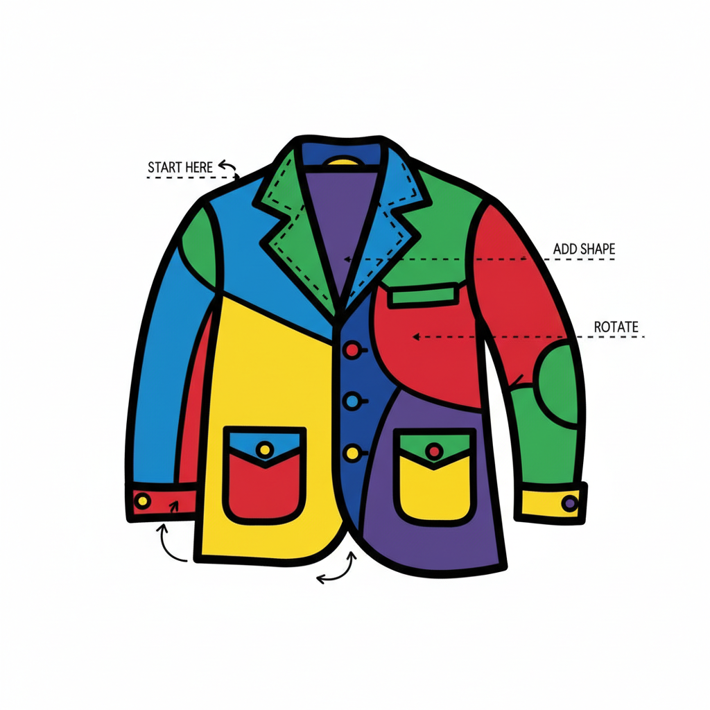 how to draw a jacket - Fun at-home activities for Kids.