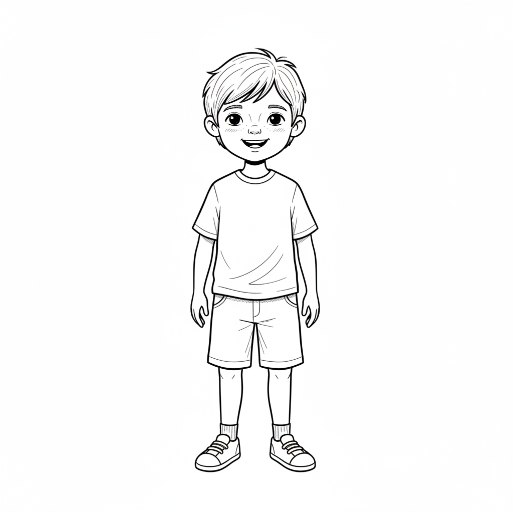 how to draw a kid. Activities for Kids.