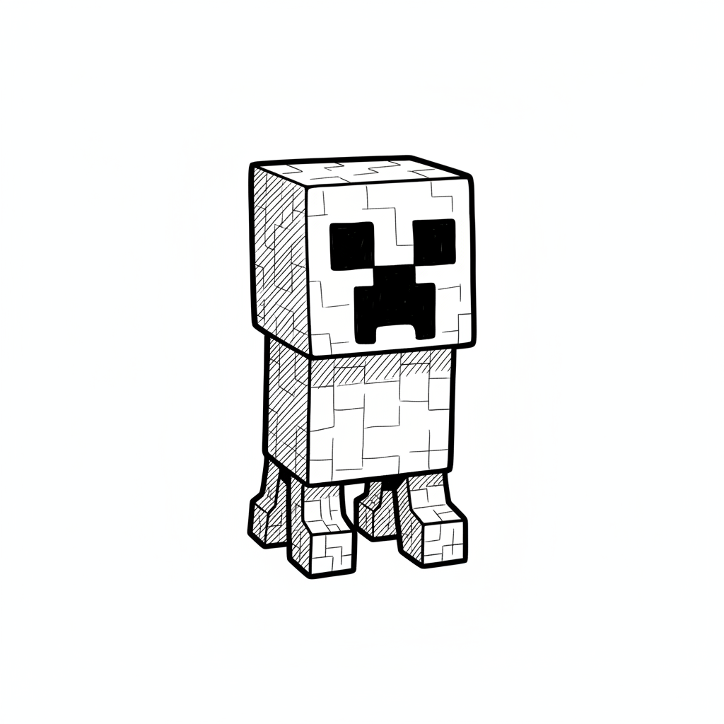 Minecraft Pixel Art How To Make Cute Creeper By Garbi Kw