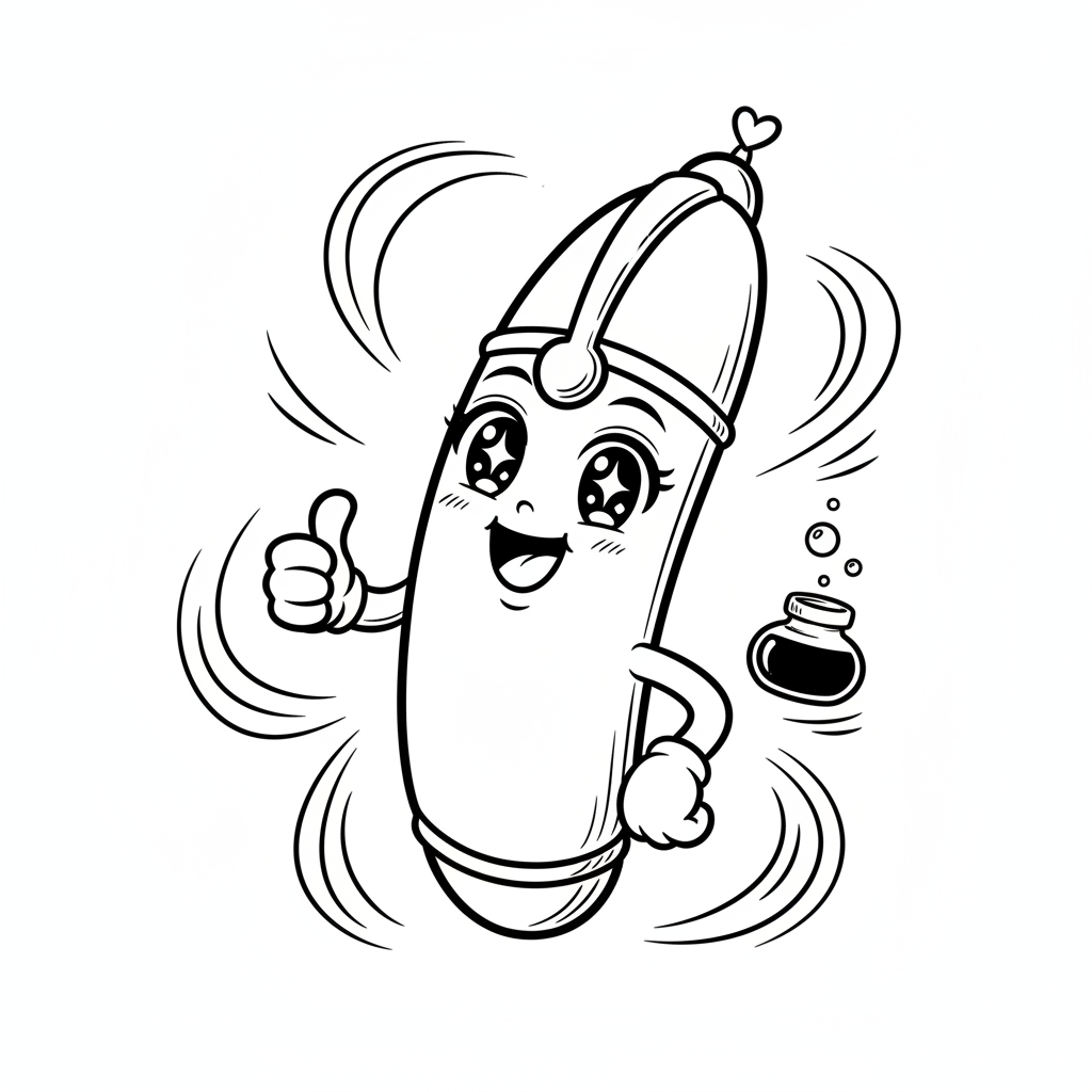 how to draw a pen. Activities for Kids.