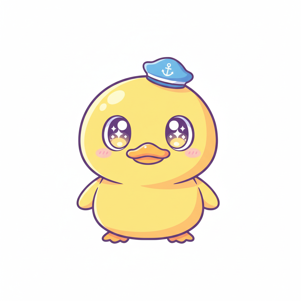 How To Draw A Cute Cartoon Rubber Ducky Easy Step By Step Drawing For