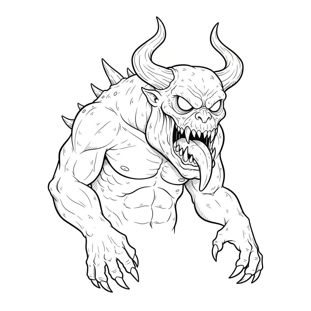How To Draw Super Scary Monsters