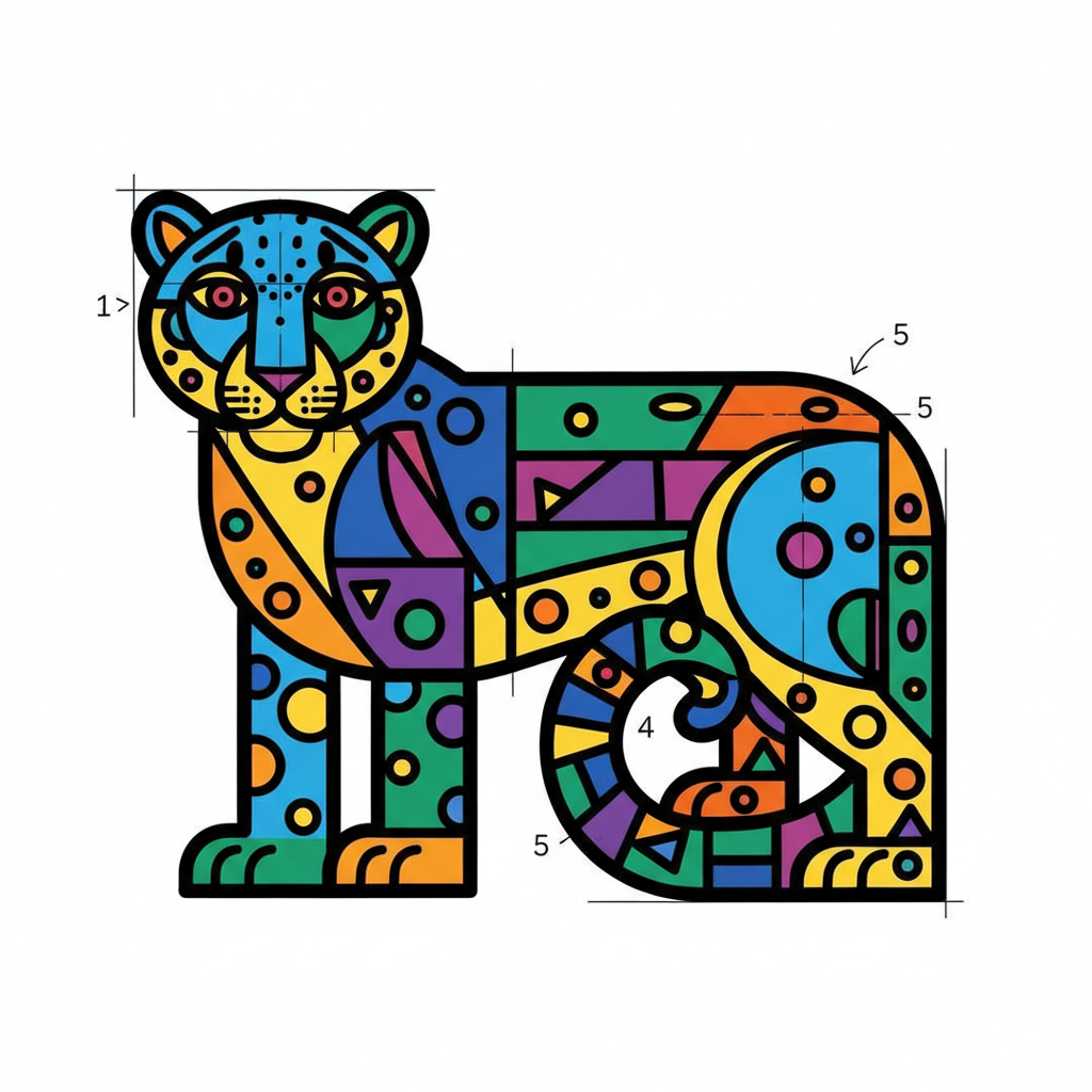 how to draw a snow leopard - Fun at-home activities for Kids.