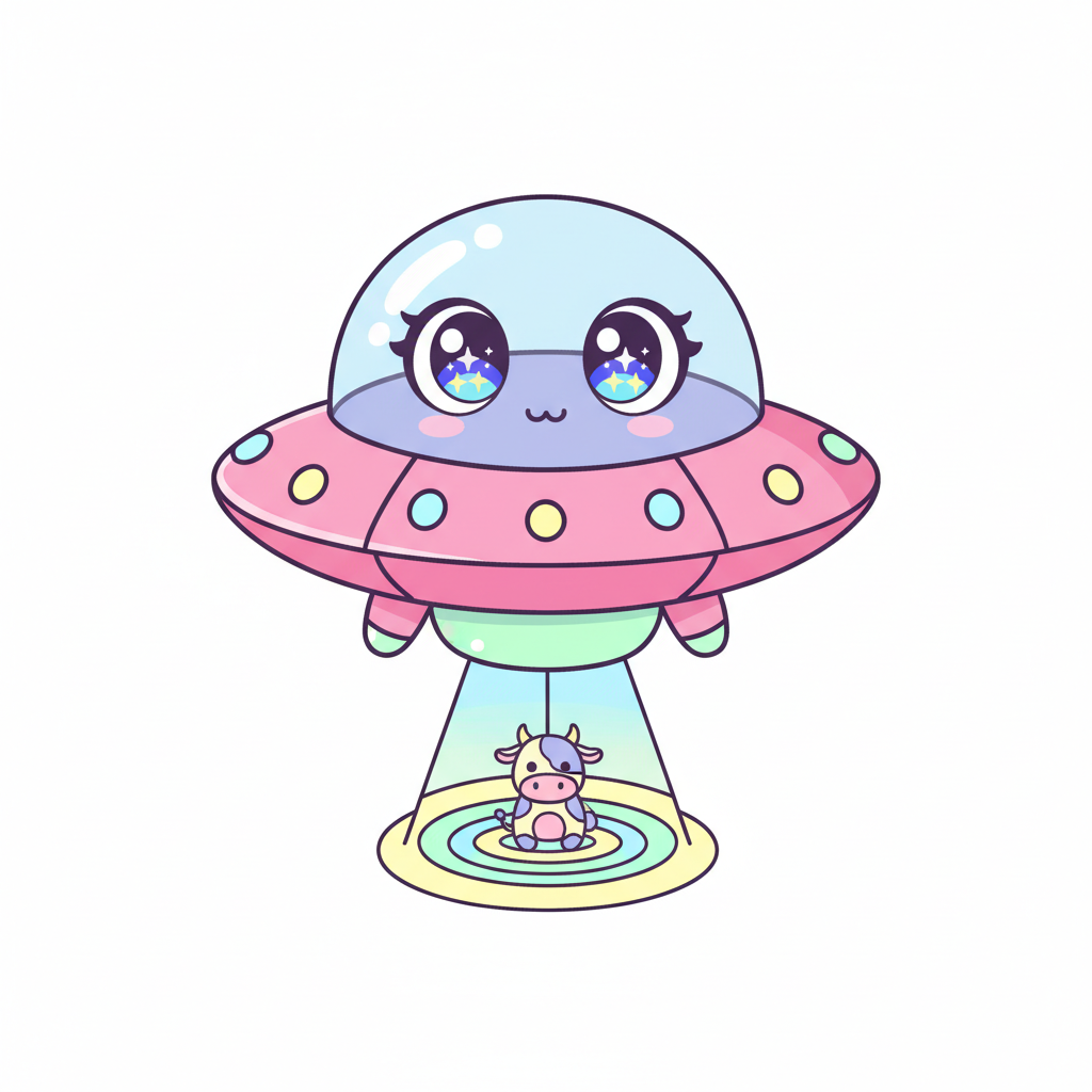 How to draw a UFO. Activities for Kids.