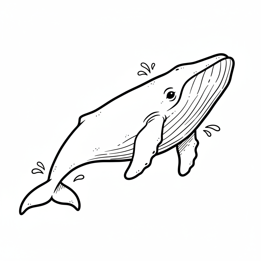 how to draw a whale. Activities for Kids.