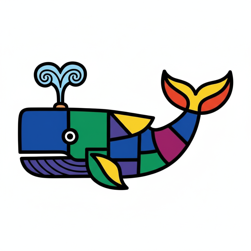 how to draw a whale. Activities for Kids.