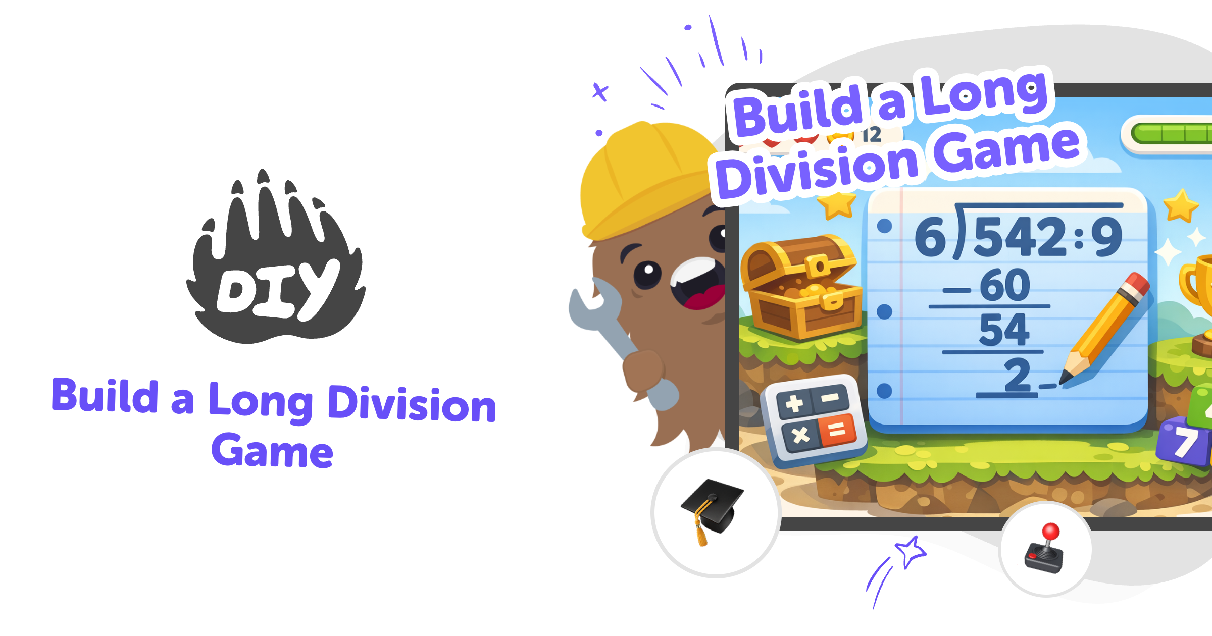 Build a long division game for kids | Build a Long Division Game