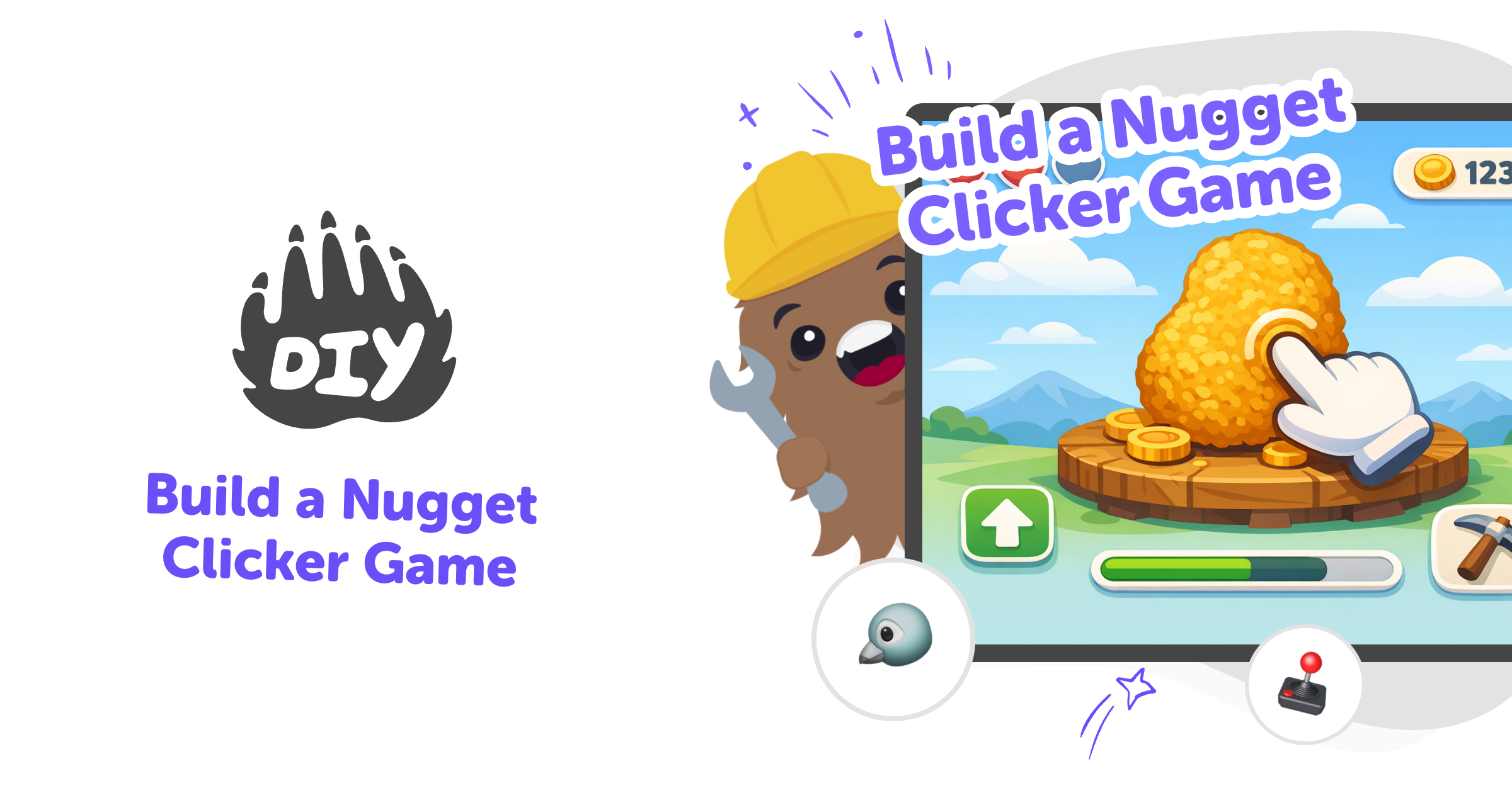 Build a nugget clicker game for kids
