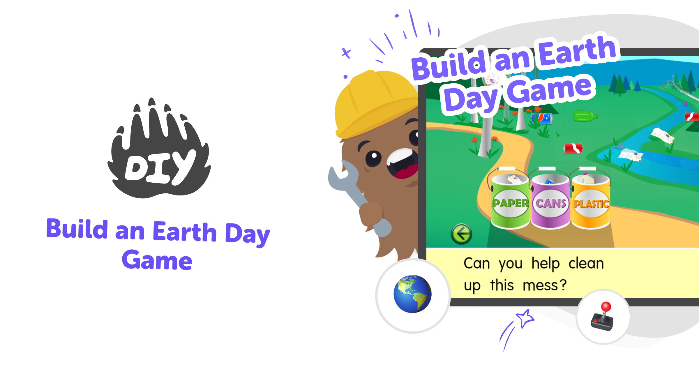 Build an earth day game for kids