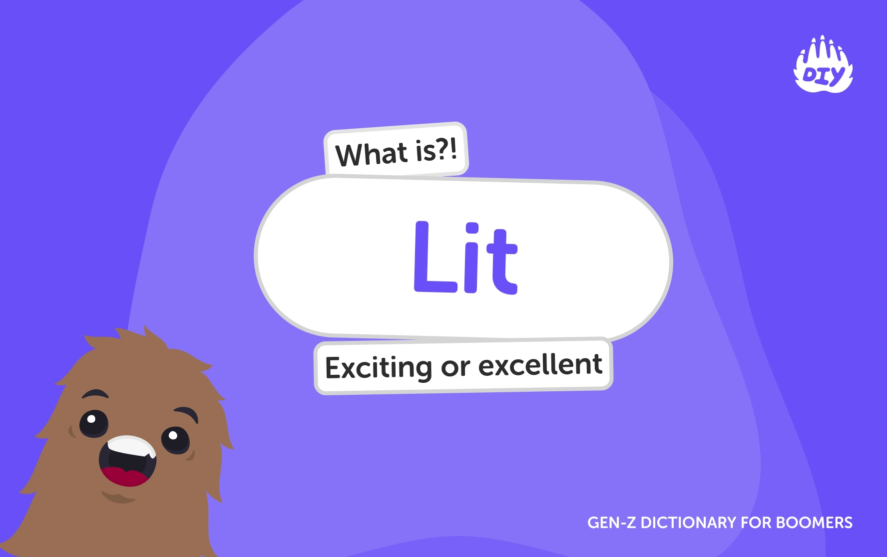 What does Definition of Lit mean? Meaning & Definition | Gen Z Slang ...