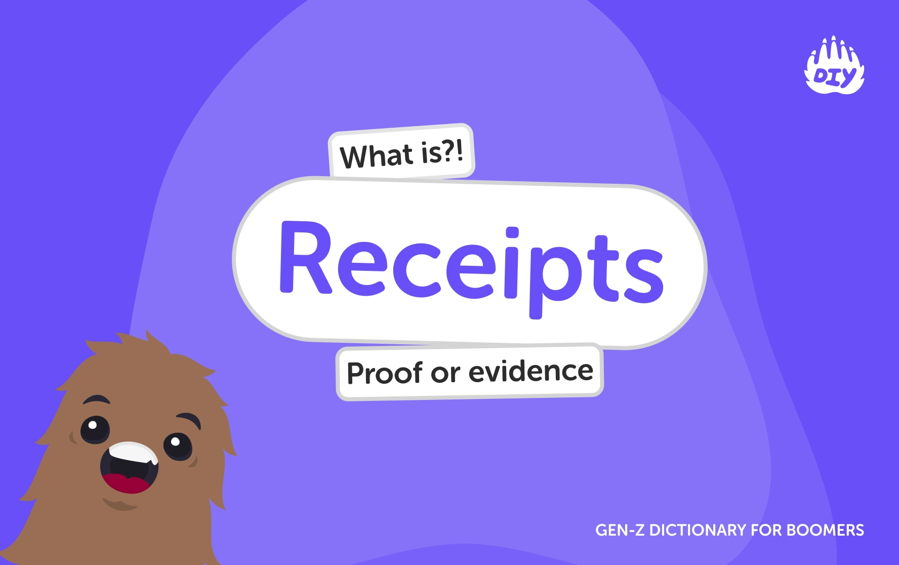 What does Definition of Receipts mean? Meaning & Definition | Gen Z ...