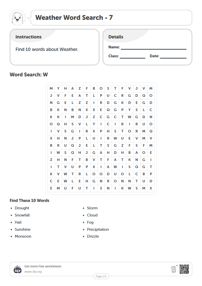 Free Hundredth Day Word Search Worksheets